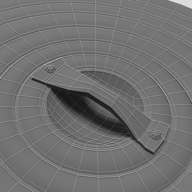 bronze age shield 3d model