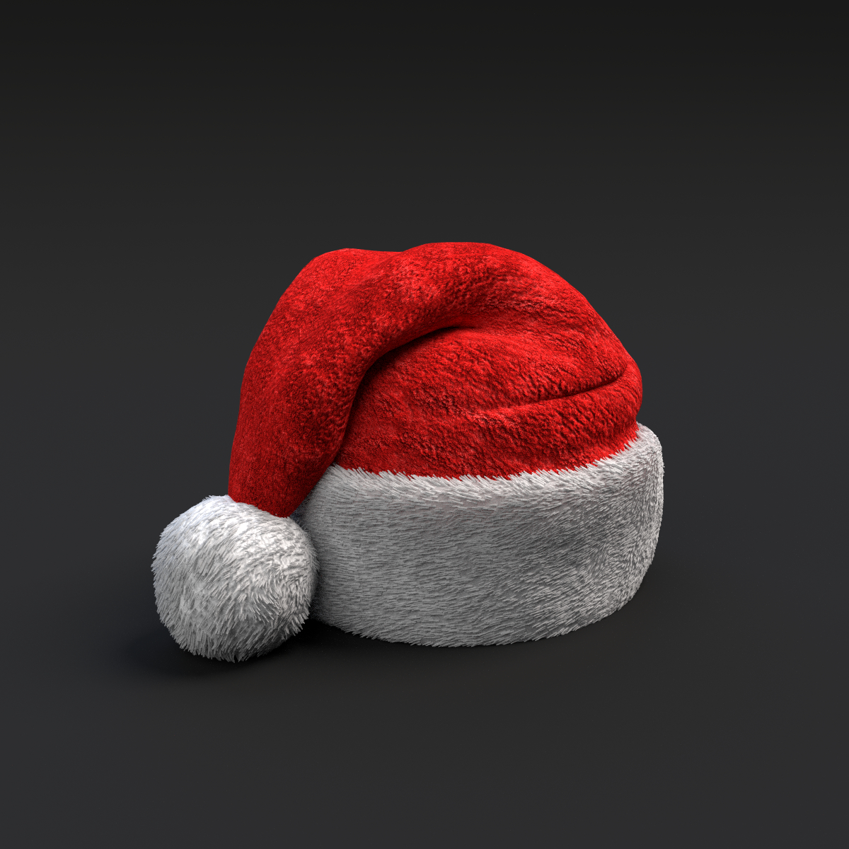 3d santa hat
