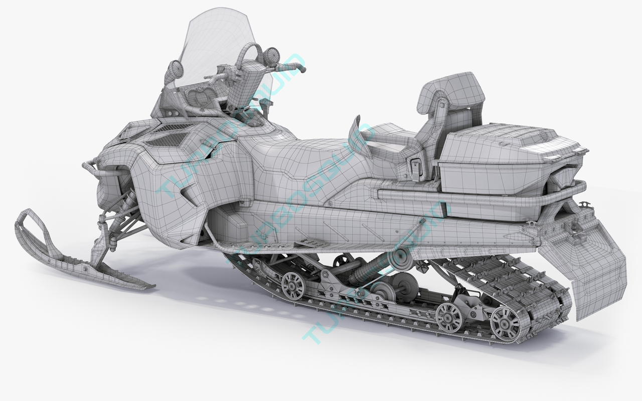 snowmobile ski-doo expedition se 3d model