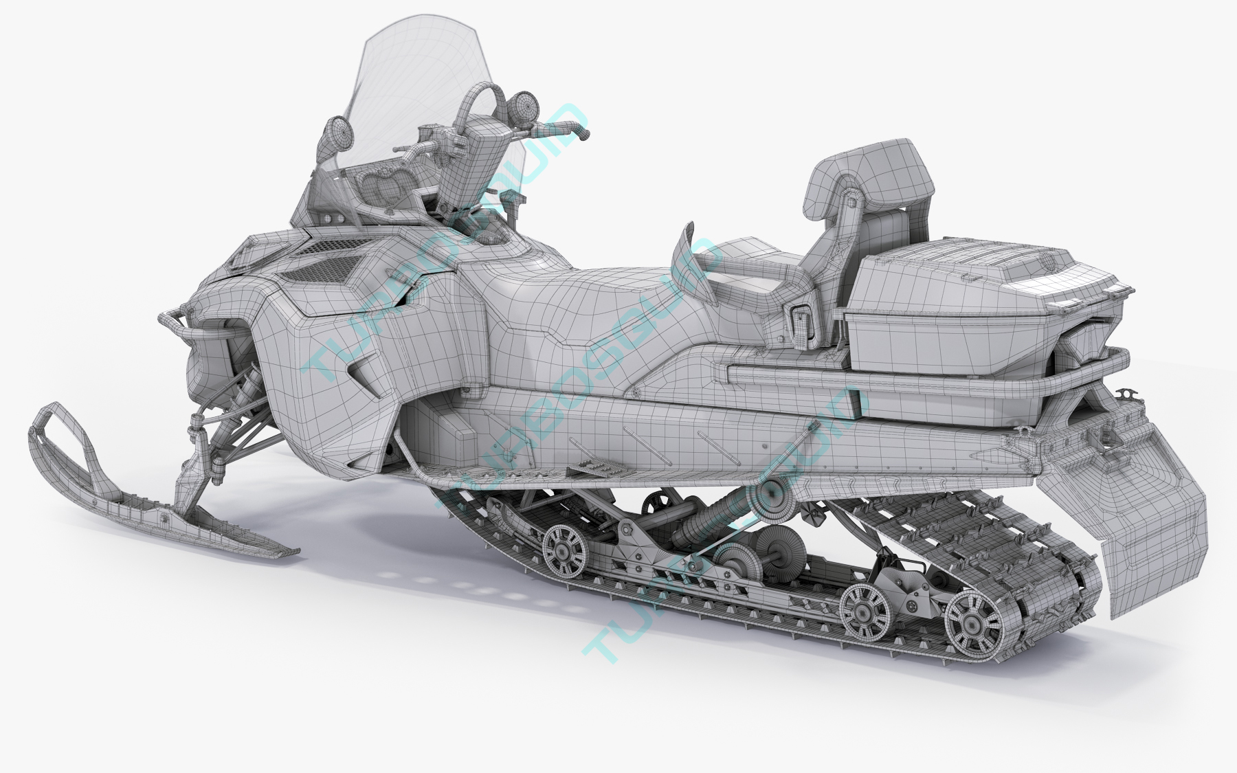 snowmobile ski-doo expedition se 3d model