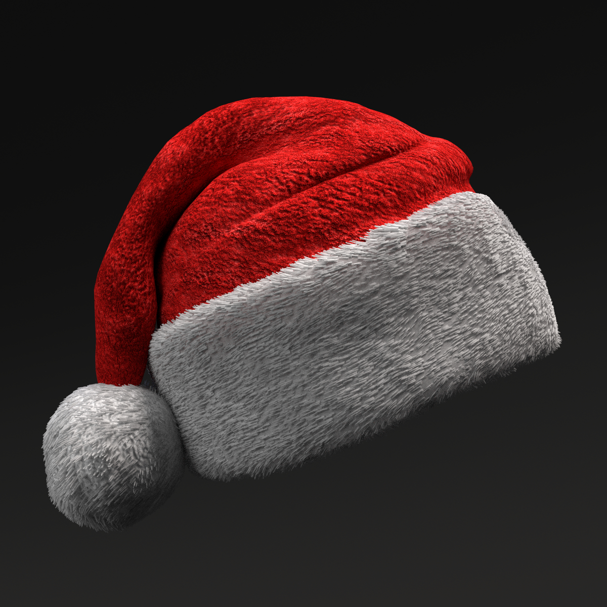 3d santa hat