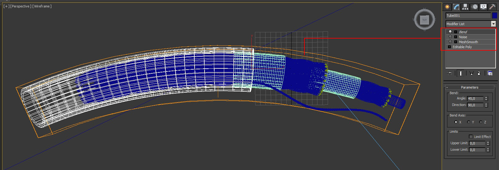 3d electric wire model