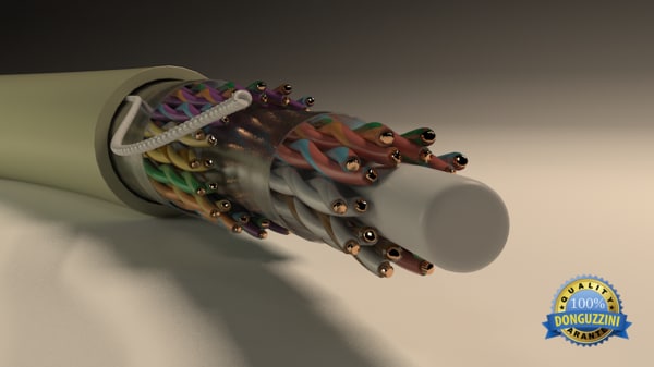 3d electric wire model