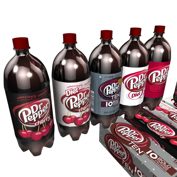 dr pepper 3d model