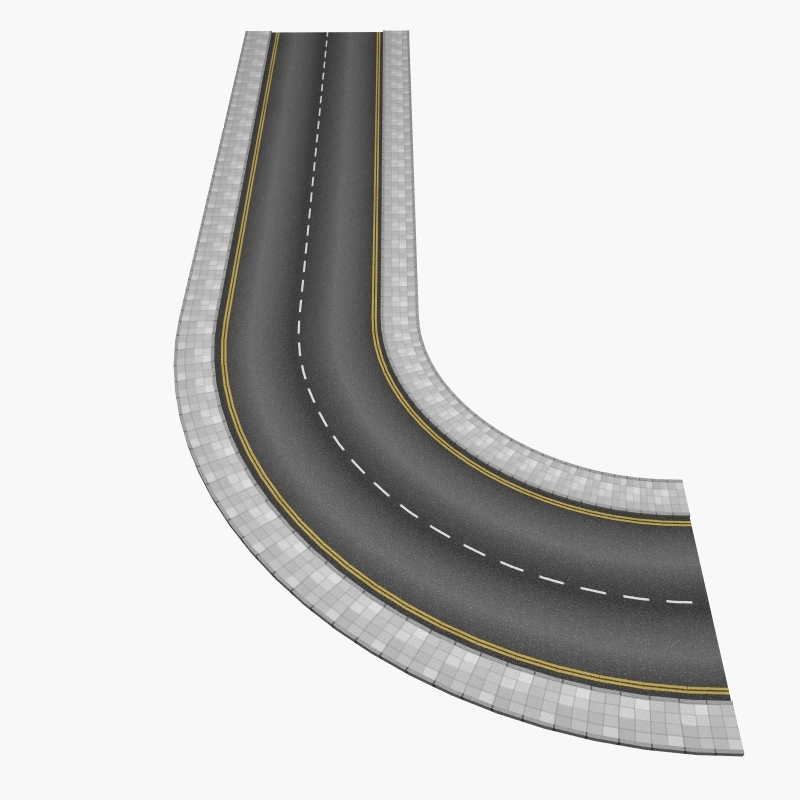 road 3d model