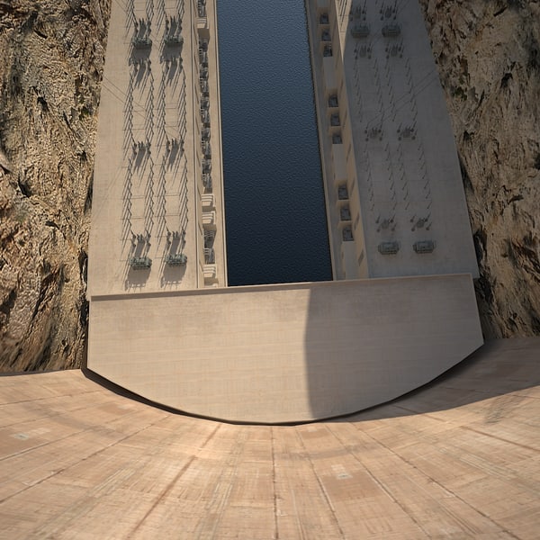 3D Dam Models | TurboSquid