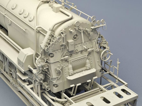 german locomotive br-52 3d x