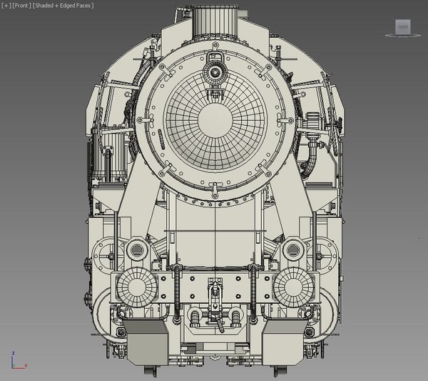 german locomotive br-52 3d x