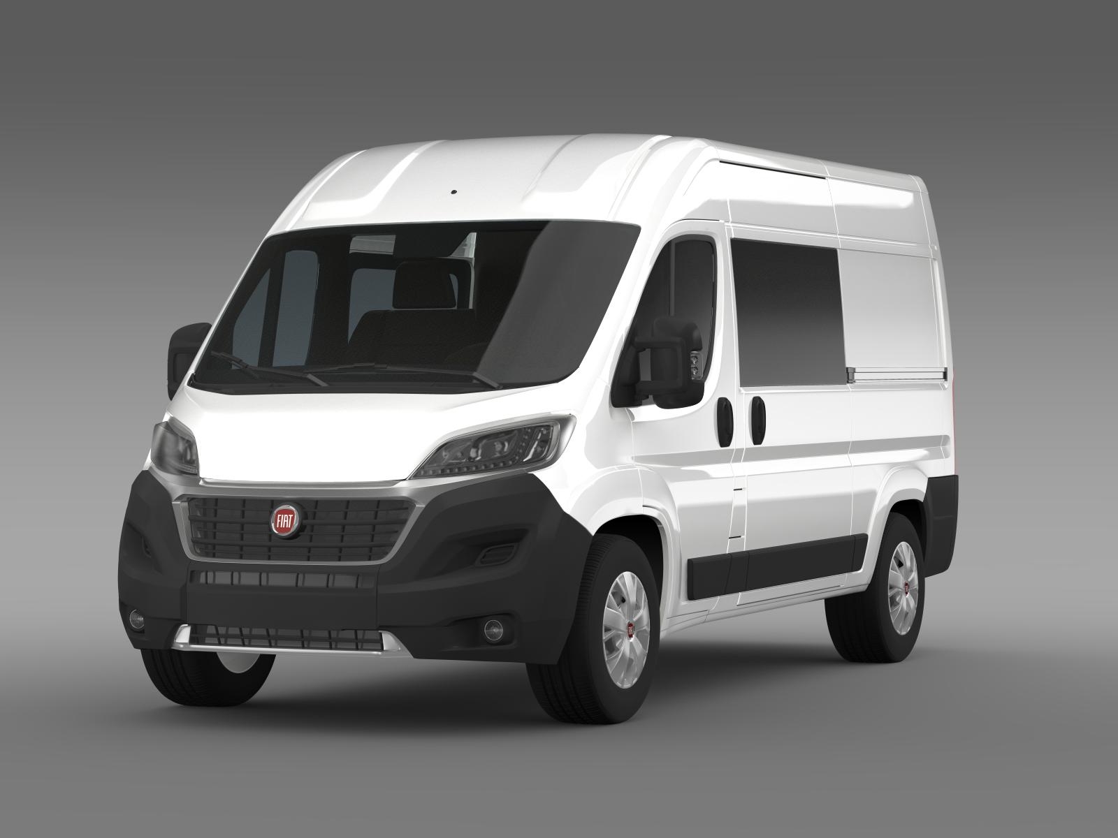 3d fiat ducato combi van