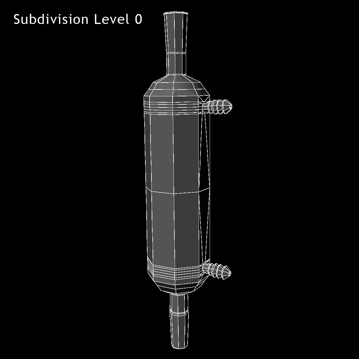 3d model condensers chemical glassware