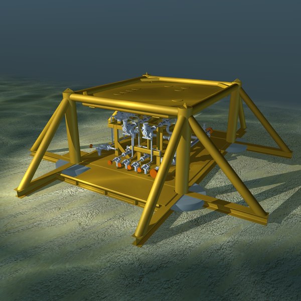 3d model subsea manifold