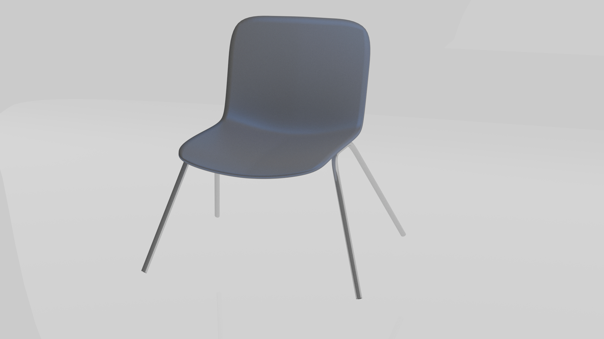 blender cycles rendered modern chair 3d model