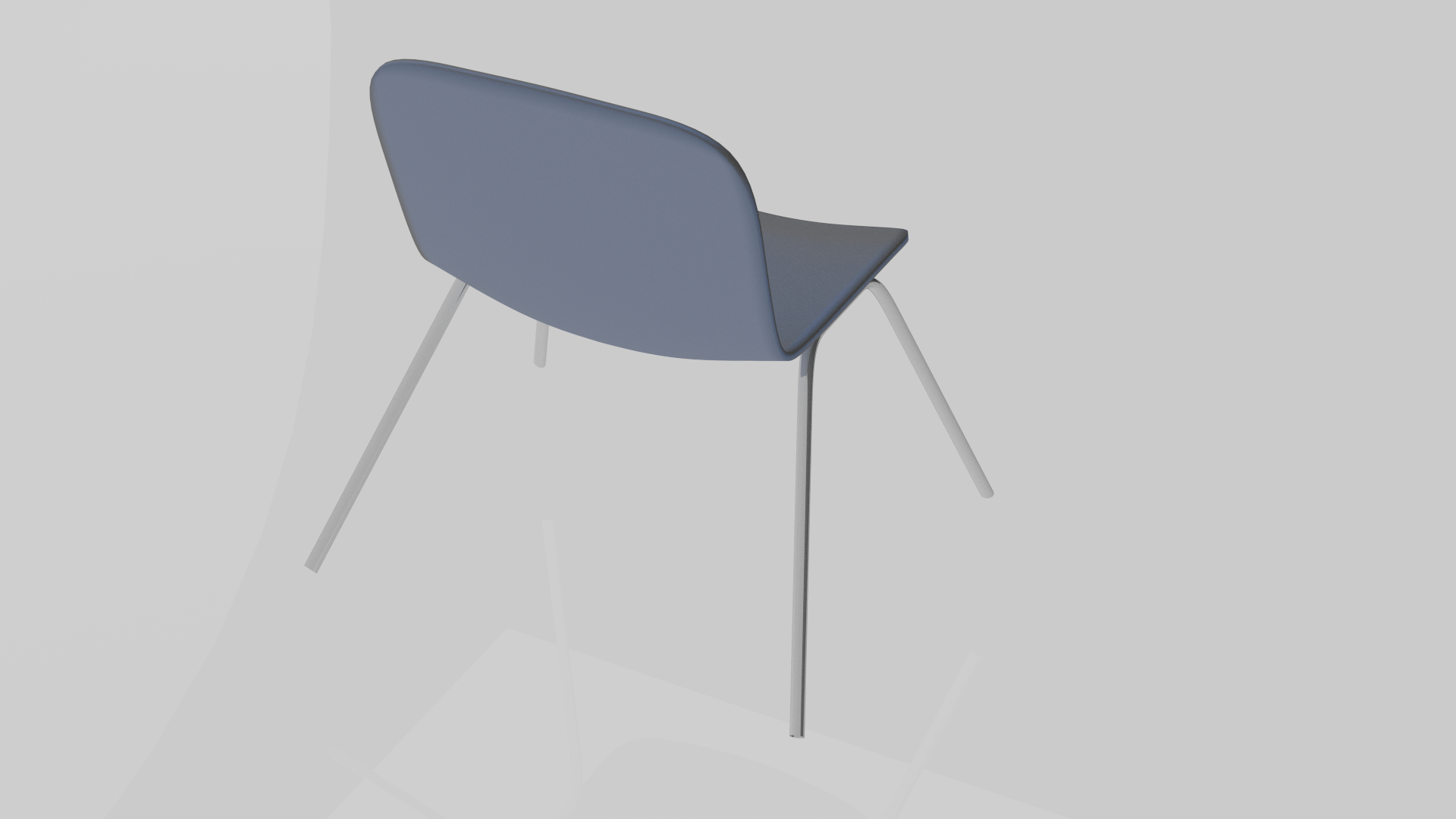 blender cycles rendered modern chair 3d model