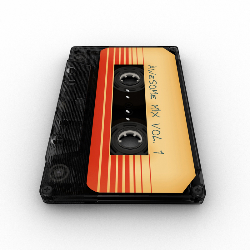 cassette tape 3d model