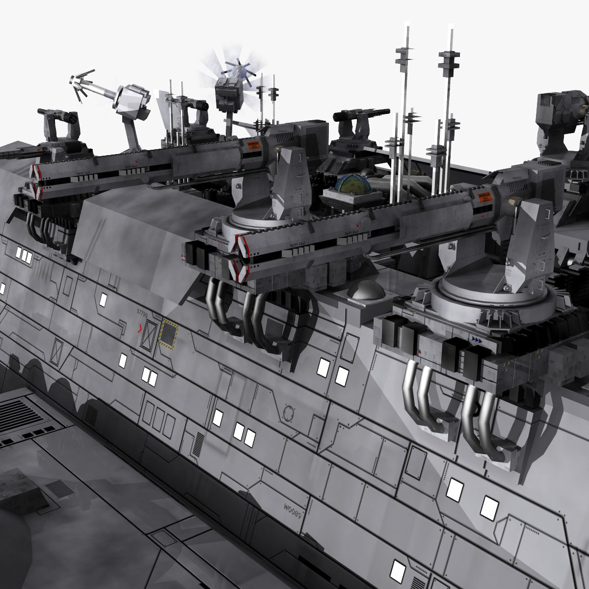 titan destroyer turrets 3d model