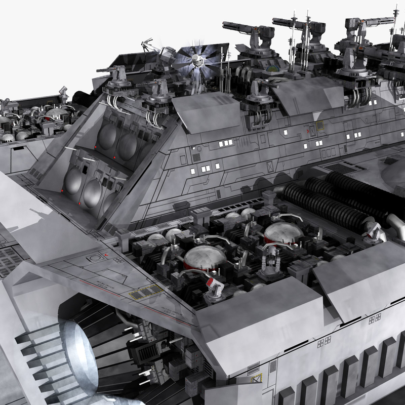 titan destroyer turrets 3d model