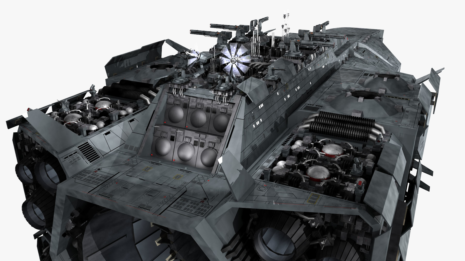 titan destroyer turrets 3d model