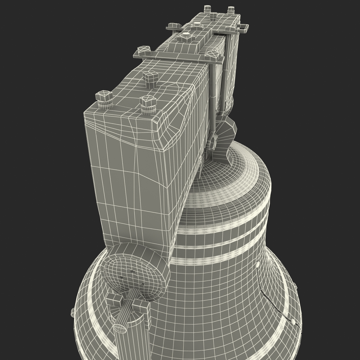 liberty bell 3d obj