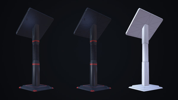 free sci-fi display 3d model