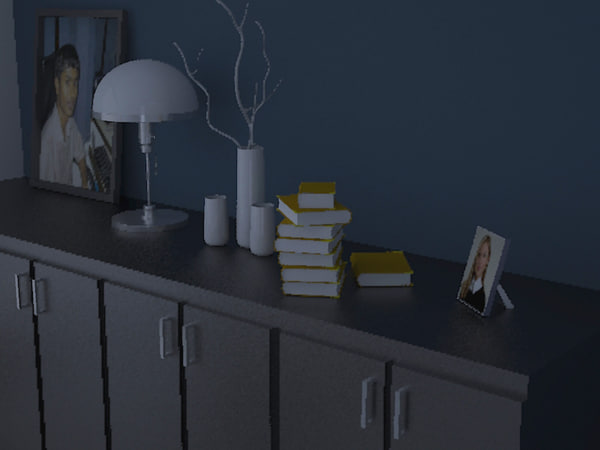 free room study 3d model