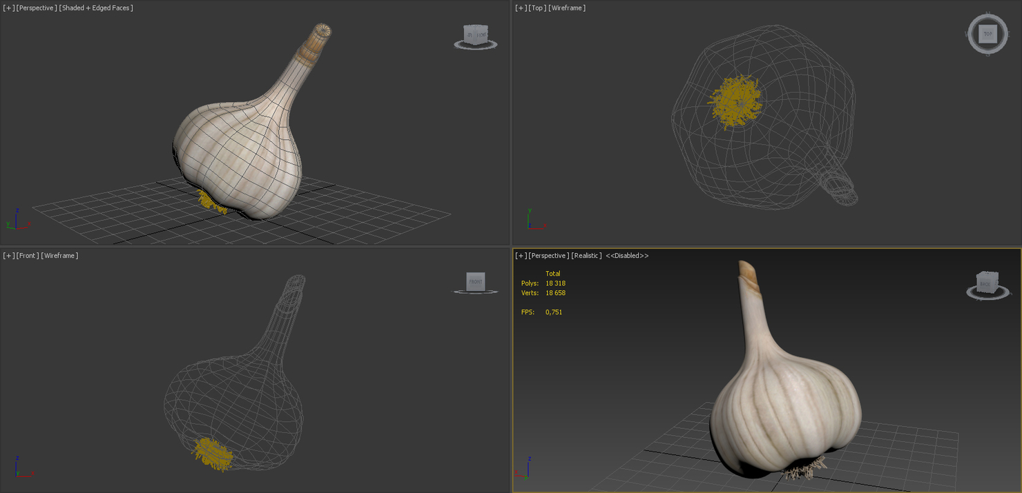3d garlic