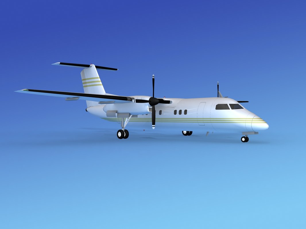 Dhc 8 100 Dash 8 3d 3ds dhc-8-100-dash-8-3d-3ds
