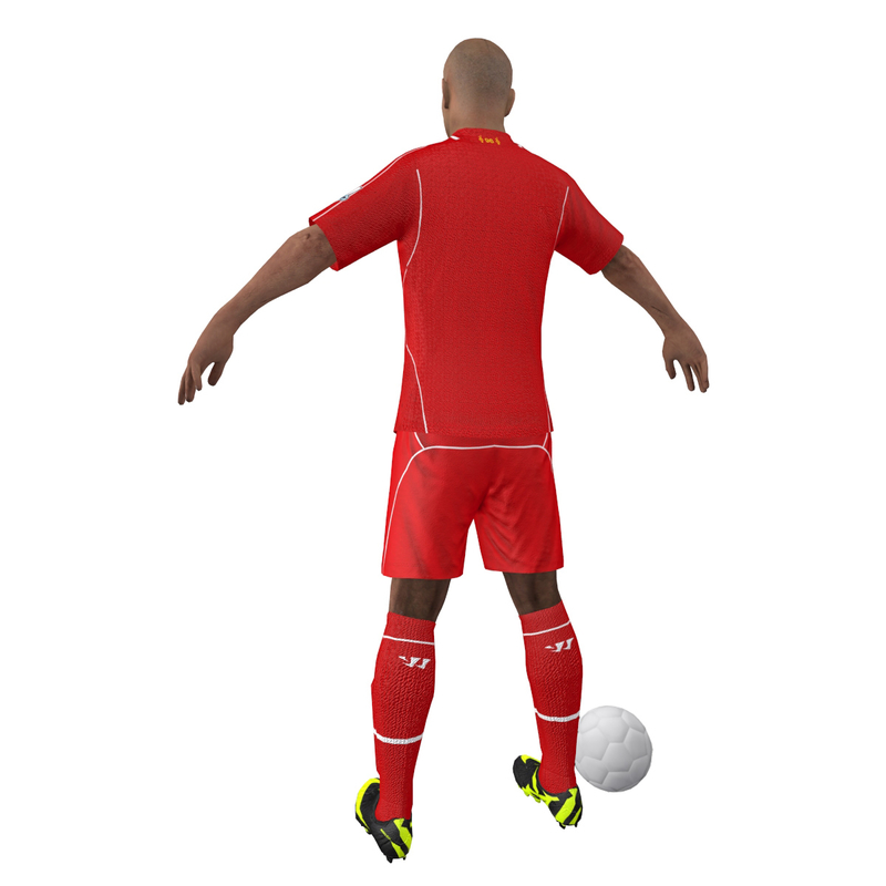 rigged soccer player body max