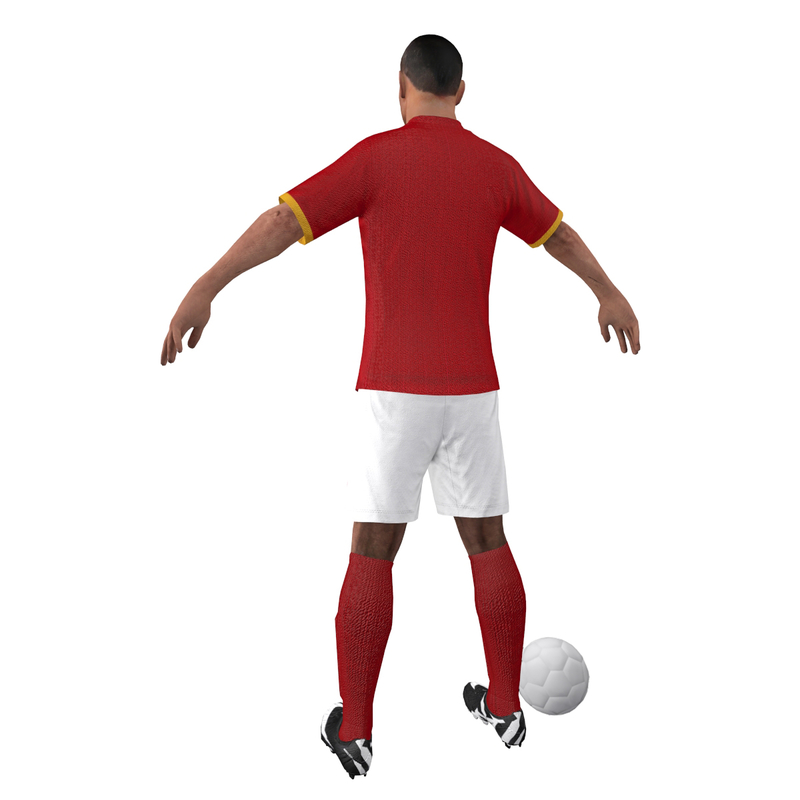 3d model soccer player
