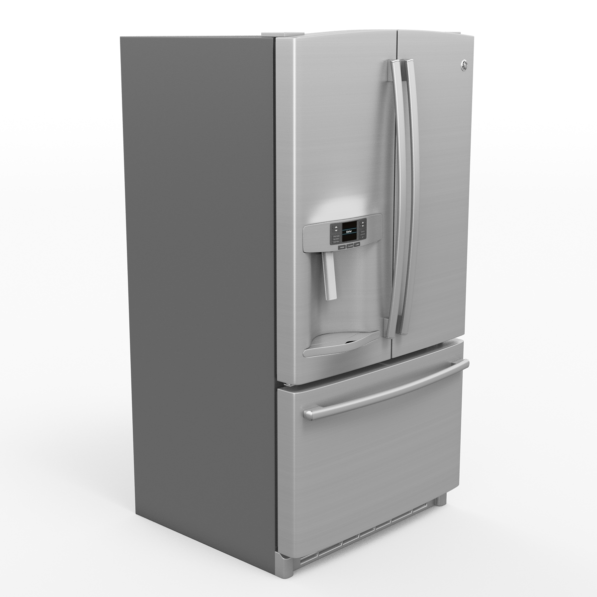 ge refrigerator 3d max