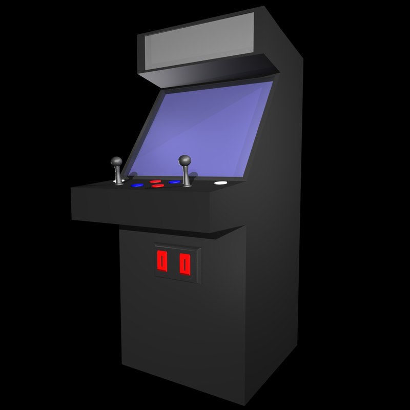 3d model arcade machine