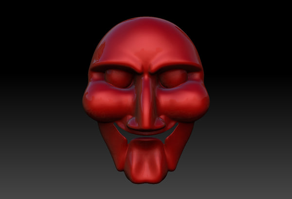 3d mask jigsaw killer model