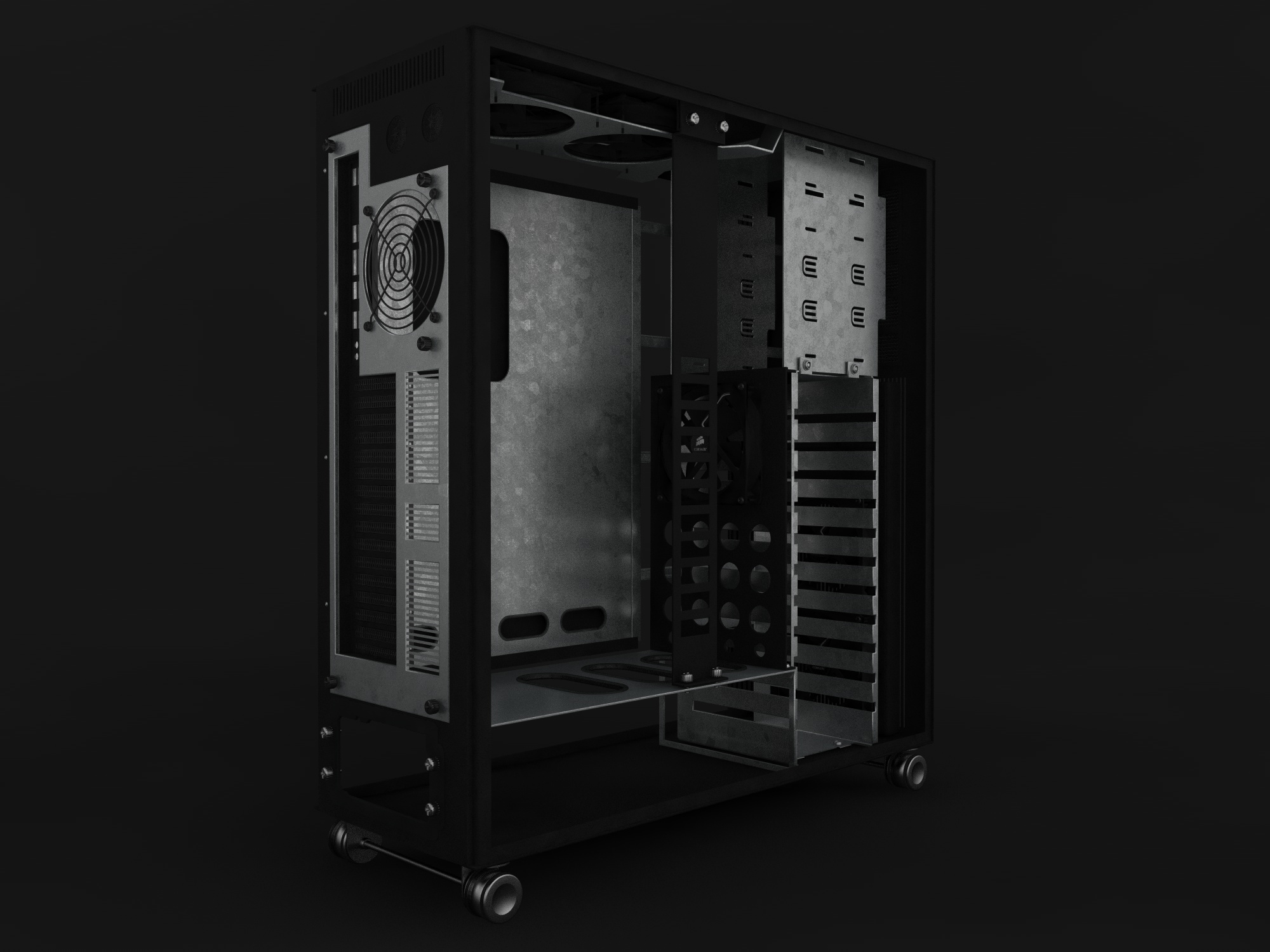 3d model pc case