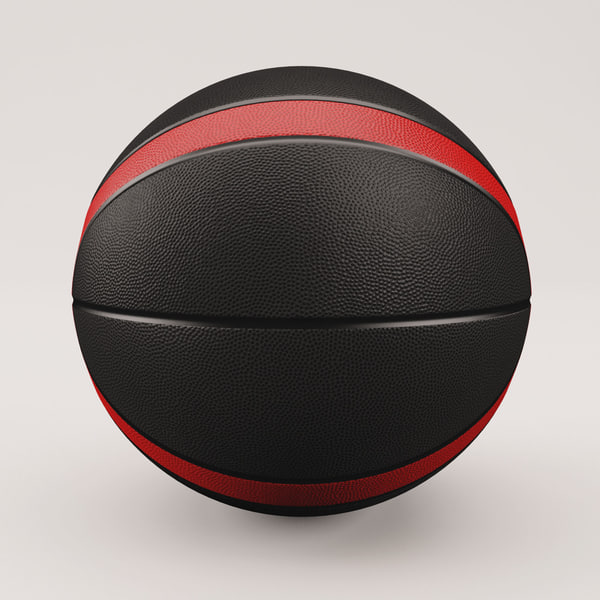basketball red black 3d max