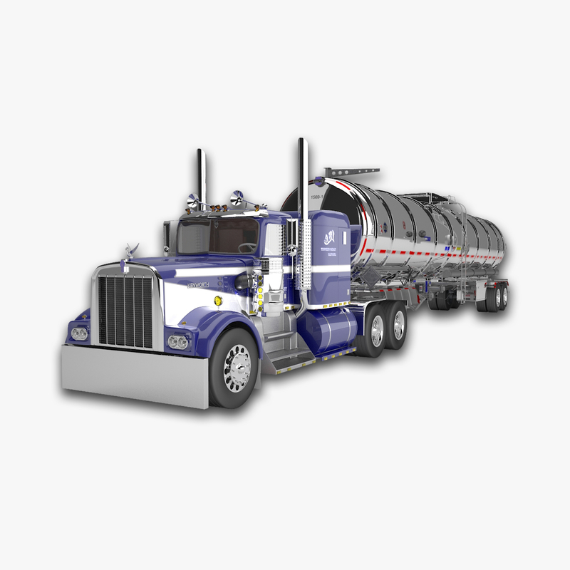 3d fuel tanker model