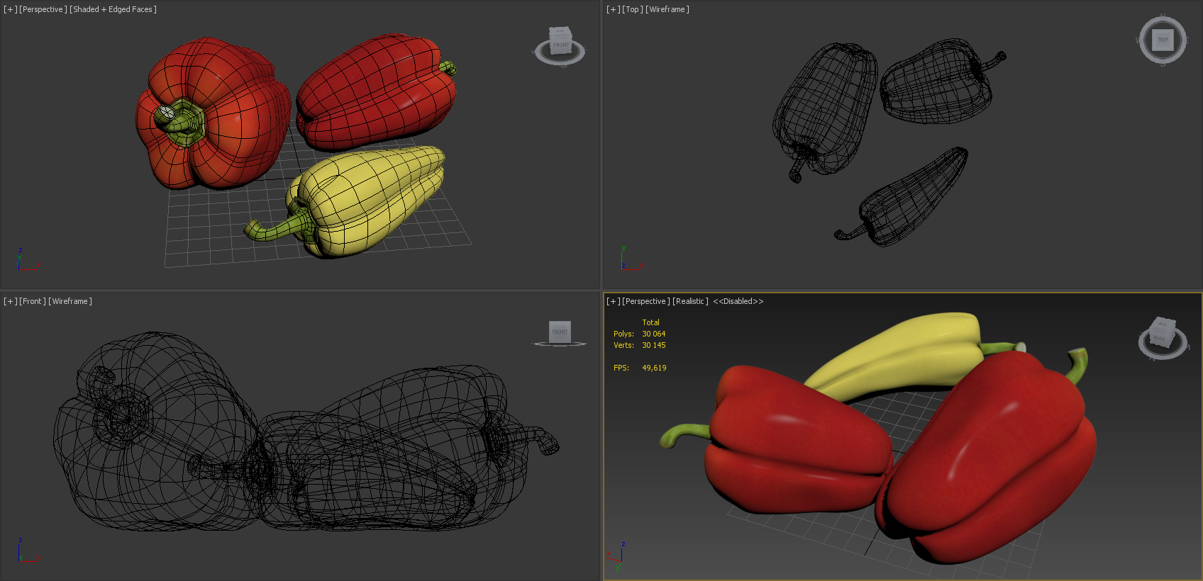 3ds max realistic pepper