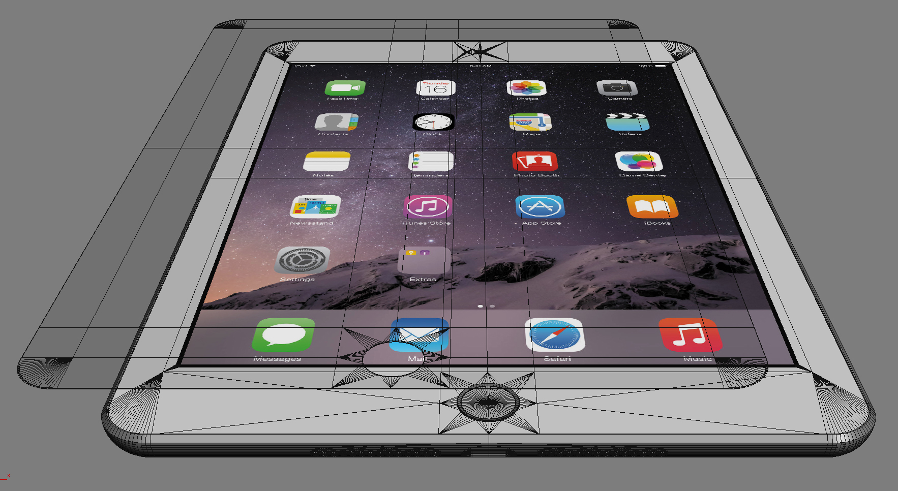 ipad mini 3 3d model