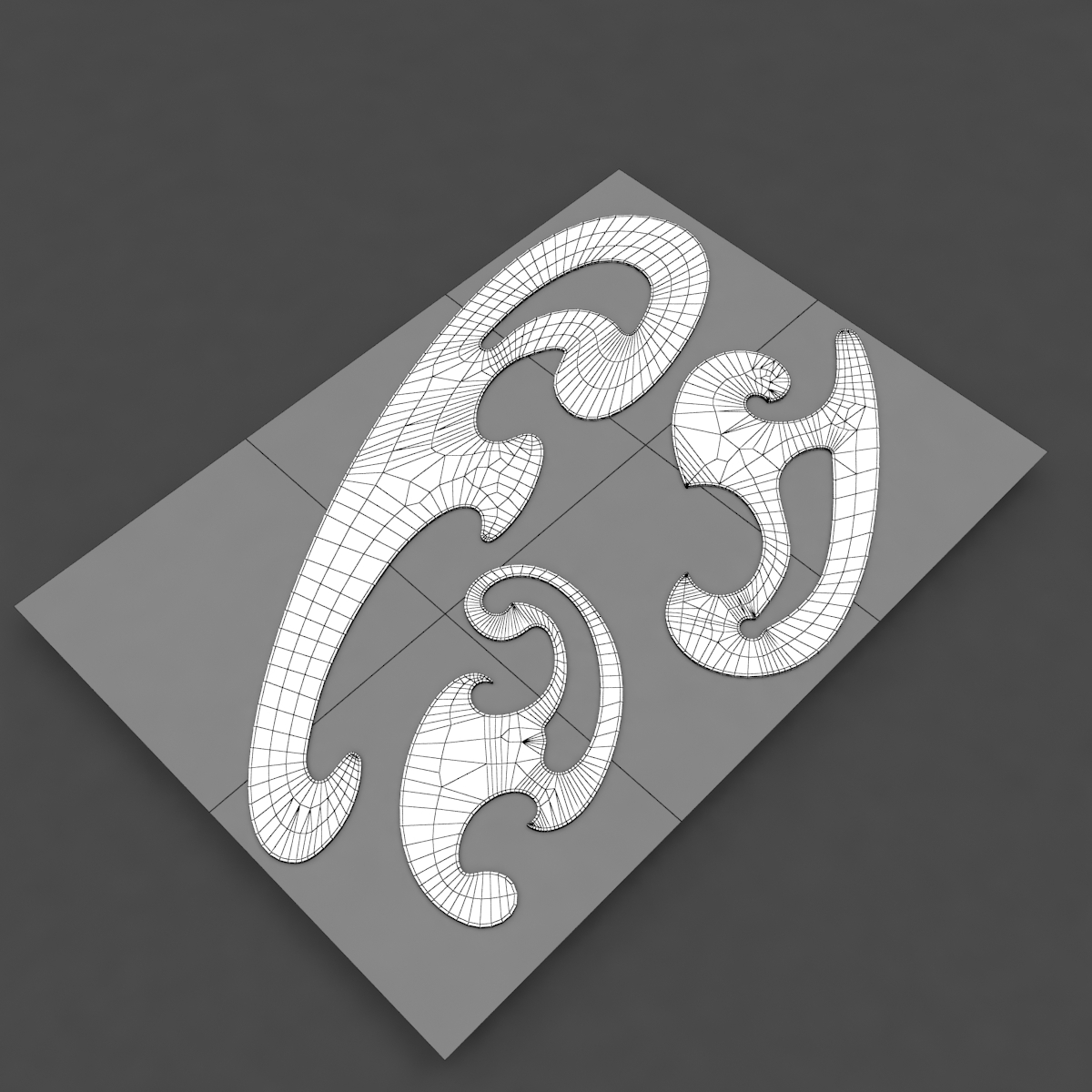 3dsmax french curves
