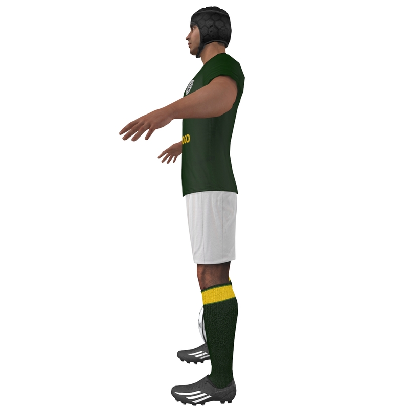 3d model rugby player