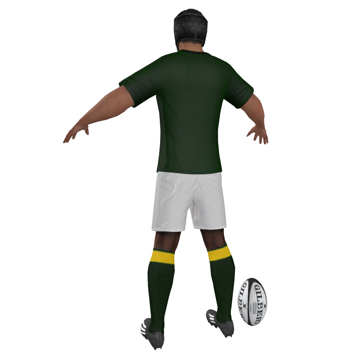 3d model rugby player