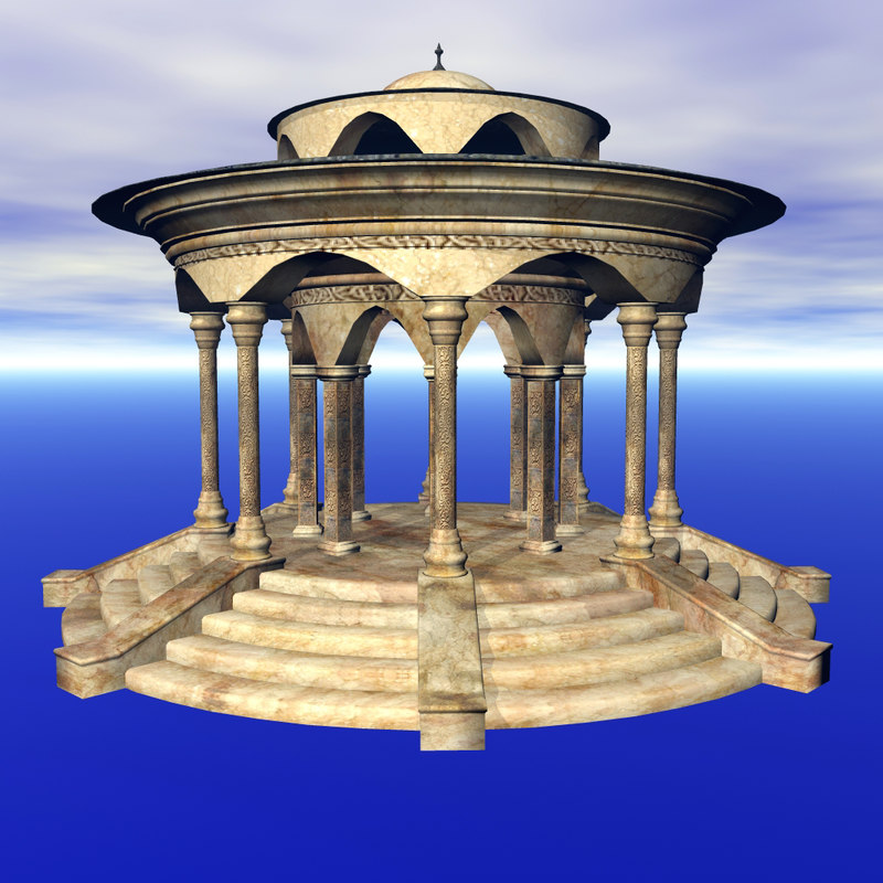 pavillion 3d model