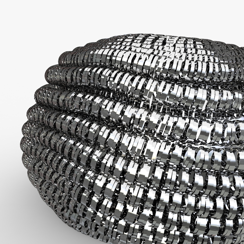 sponge metal 3d model