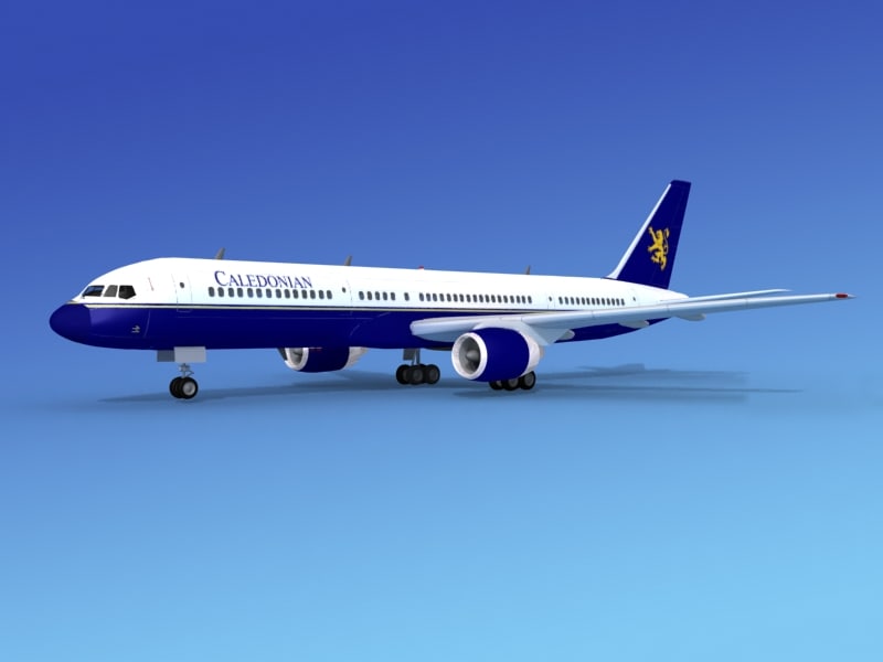 airline boeing 757 757-200 dxf