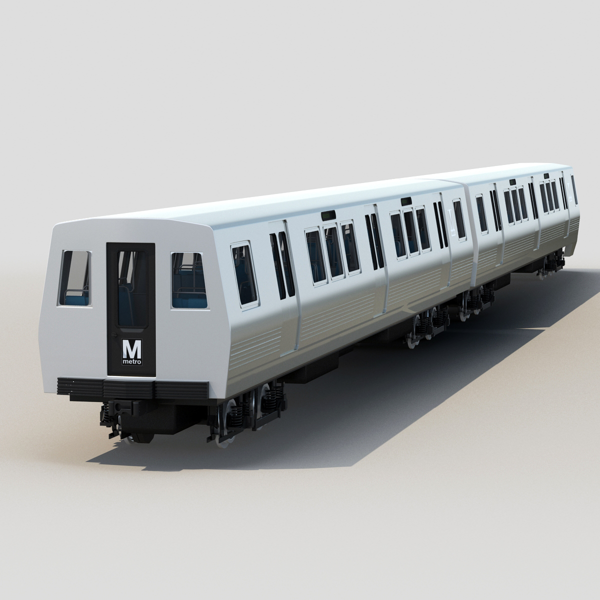 wmata 7000 series 3d max