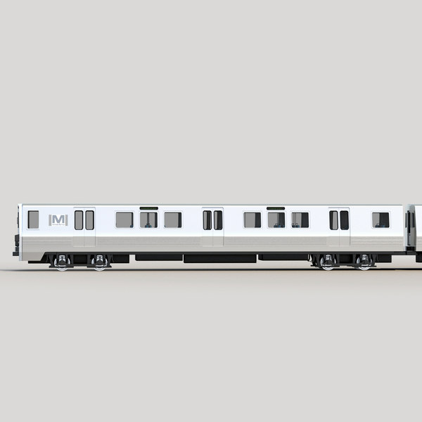 wmata 7000 series 3d max
