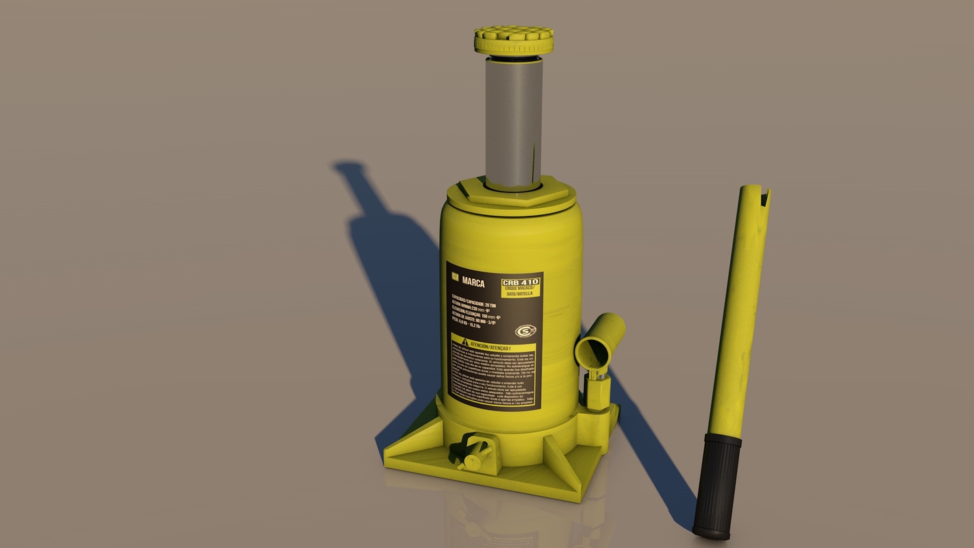 car jack 3d model