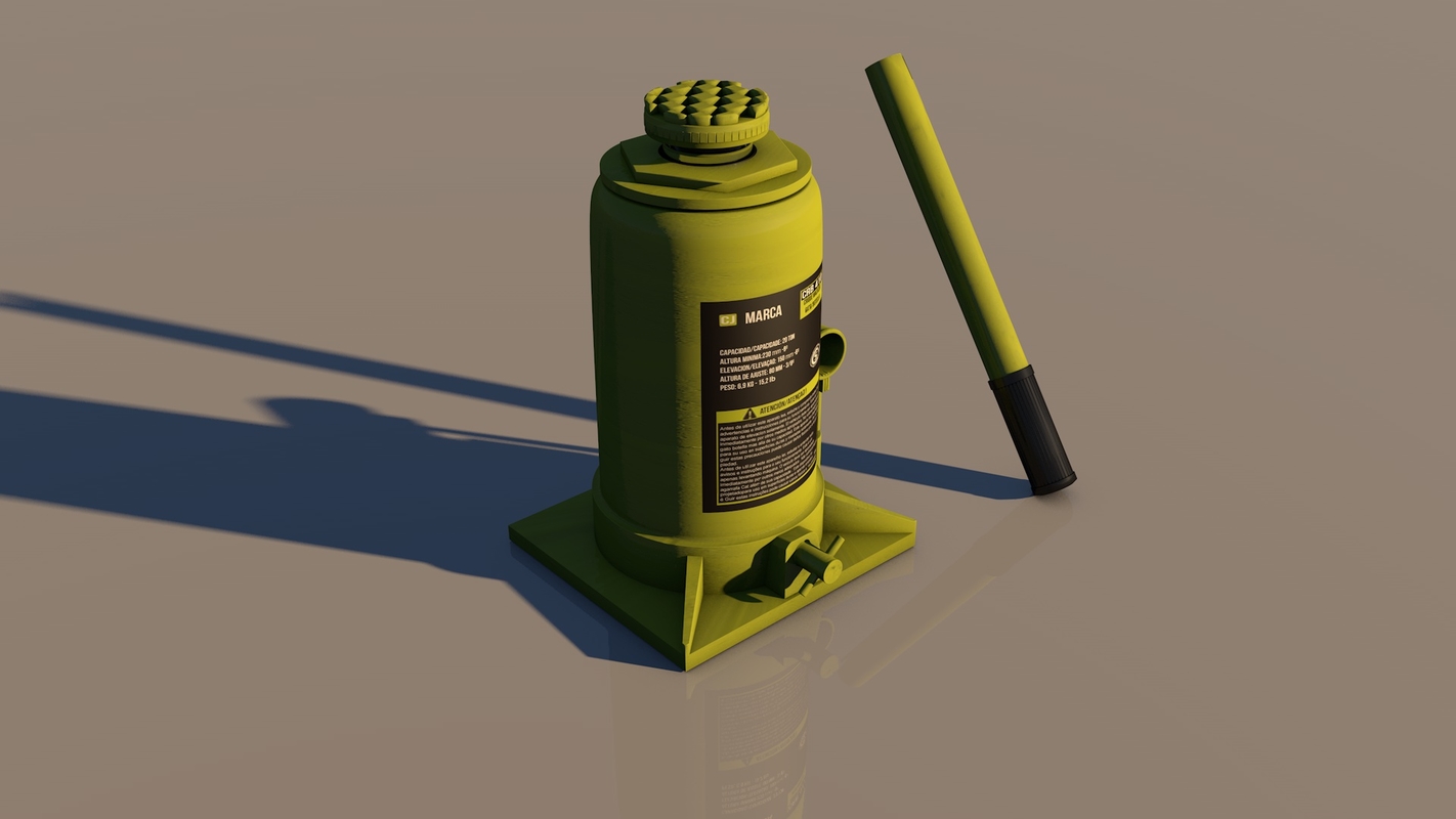 car jack 3d model