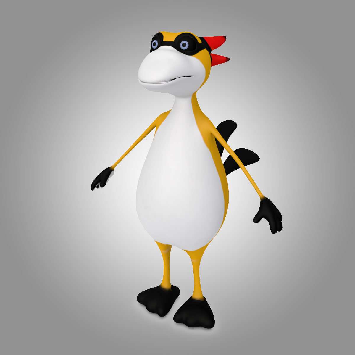 만화 새 마스코트 3D 모델 - TurboSquid 871774