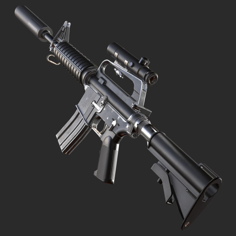 ready colt ar 15 3d max