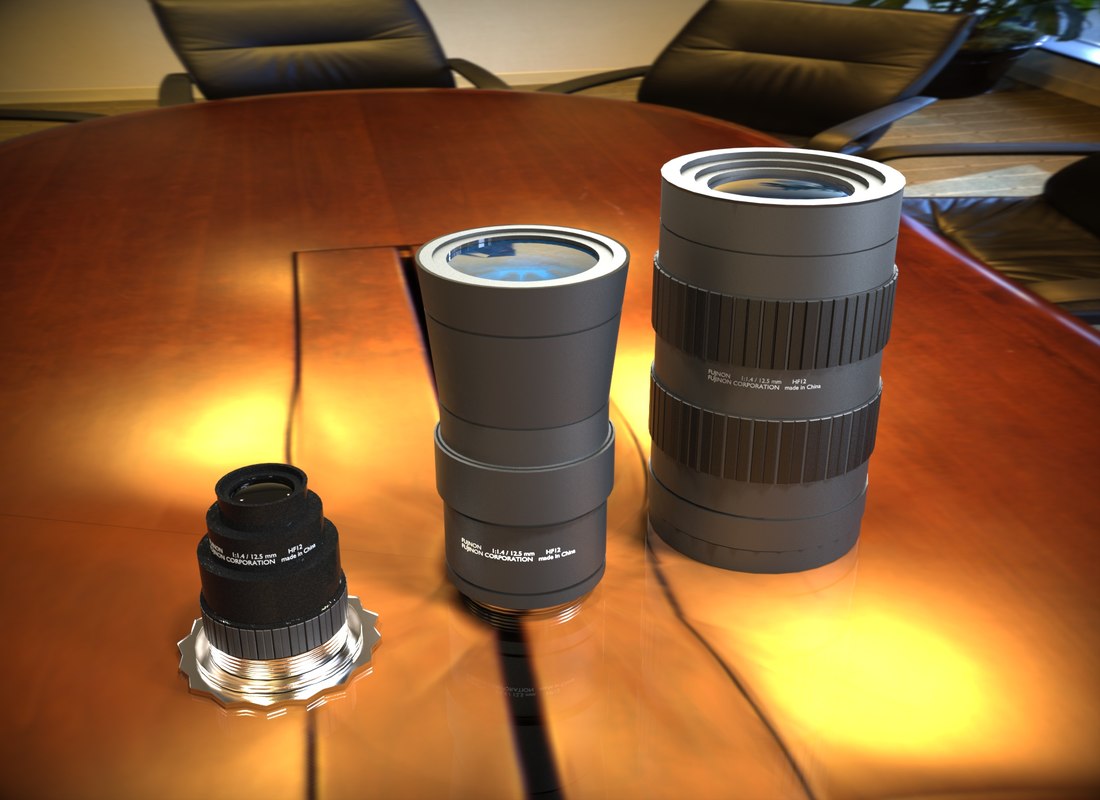 camera lenses cctv 3d 3ds