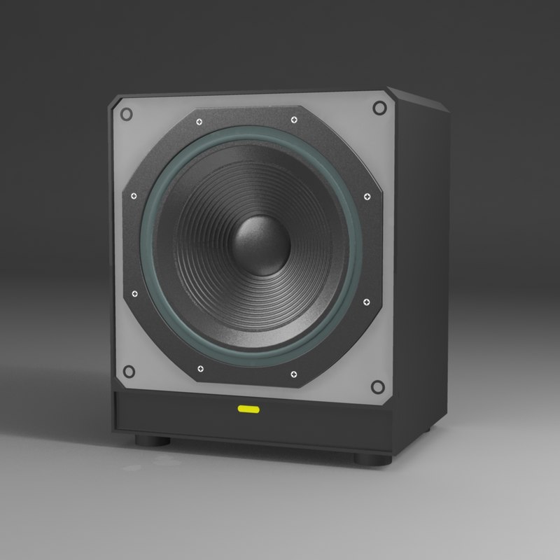 subwoofer woofer 3d model